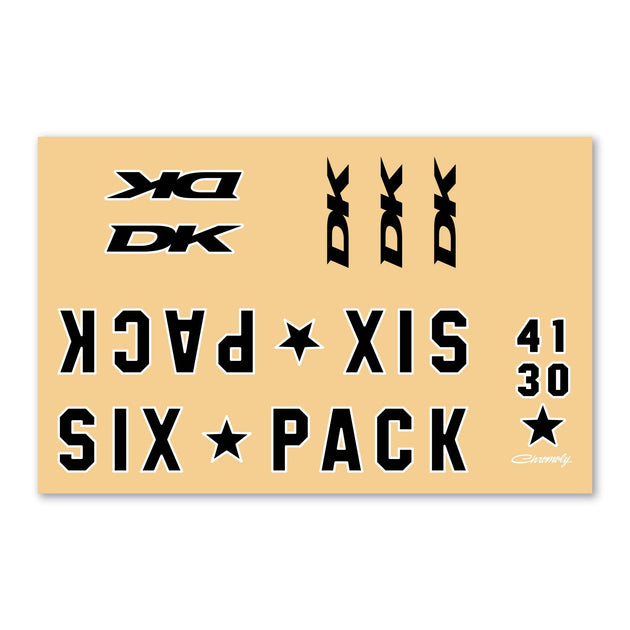 DK Six Pack Sticker Kit – DK Bicycles